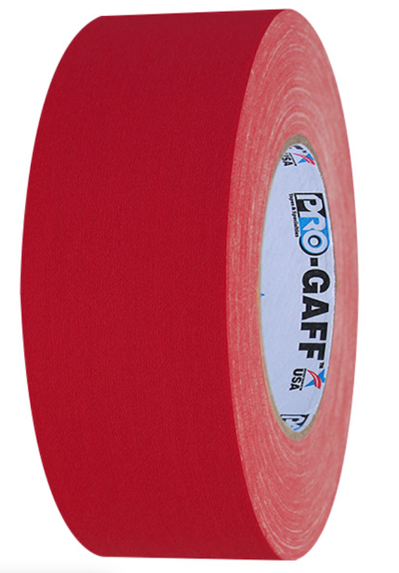 Gaffer Tape 2" Red – PJ Gaffers Expendables